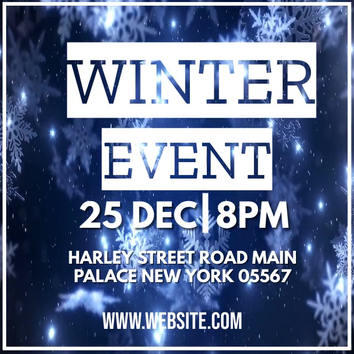 WINTER EVENT SALE Template | PosterMyWall