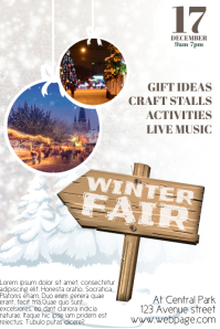 Winter Fair Flyer Template | PosterMyWall
