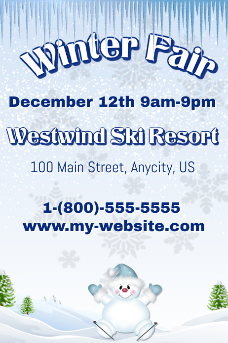 Winter Fair Template | PosterMyWall