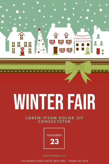 Winter Fair Flyer Template | PosterMyWall