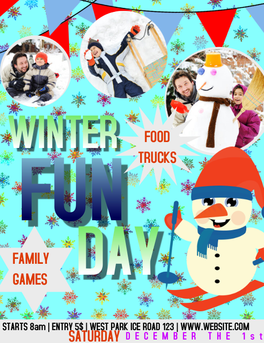 Copy of WINTER FAMILY FUN DAY | PosterMyWall