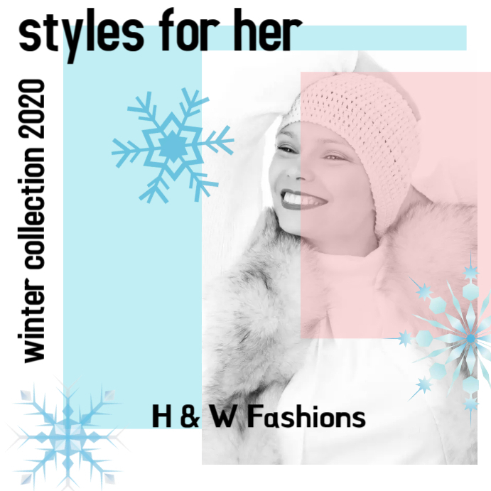 Copy of winter fashion/apparel/style/store ad/mall | PosterMyWall