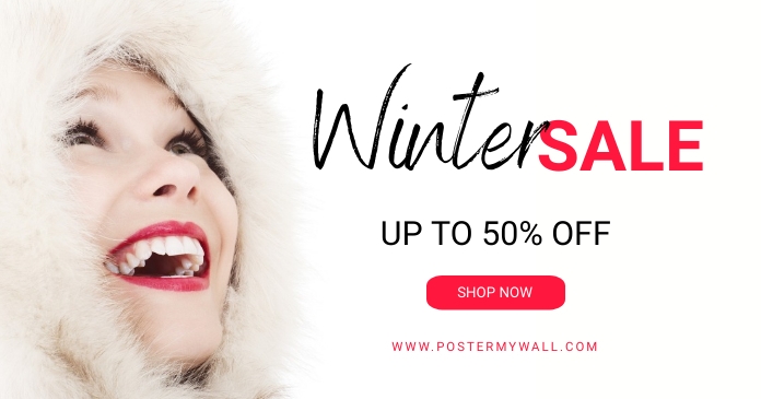 Winter Fashion Sale Facebook Ad Template | PosterMyWall
