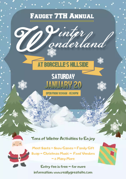 Winter Festival Template | PosterMyWall