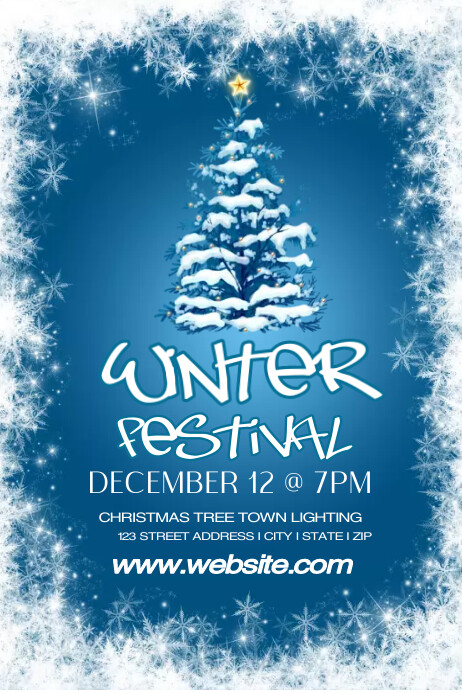 Winter Festival Template | PosterMyWall