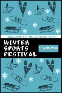 Winter Festival Event Template | PosterMyWall