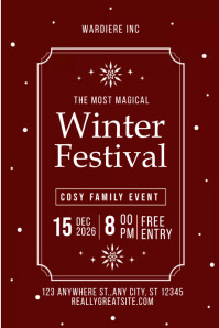 1.3K+ Free Winter Festival Poster Templates | PosterMyWall