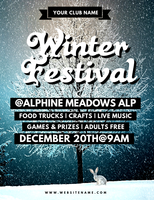 Winter Festival Flyer | PosterMyWall