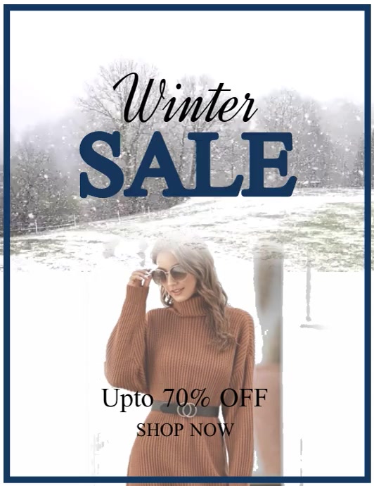 WINTER FLYER (1) Template | PosterMyWall