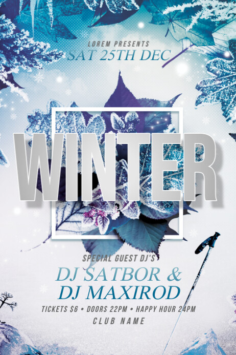 Copy of Winter Flyer | PosterMyWall