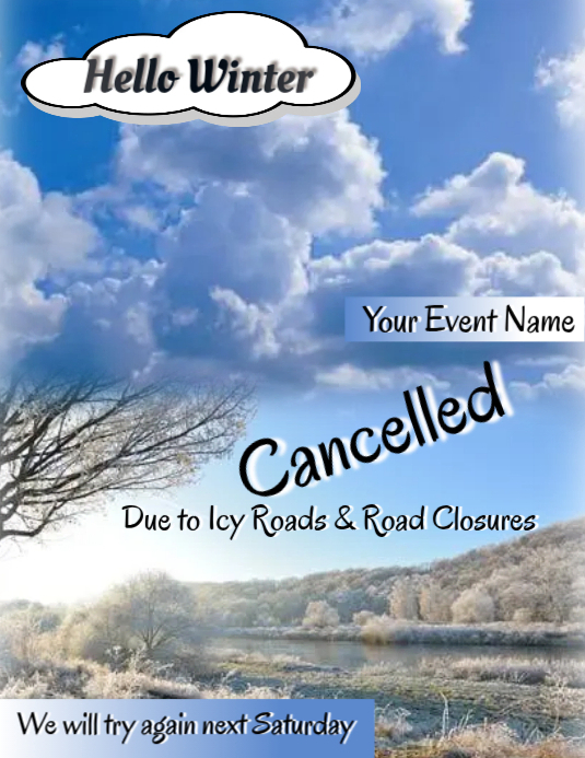 Copy of WINTER FLYER | PosterMyWall