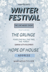 Winter Fair free poster design Template | PosterMyWall