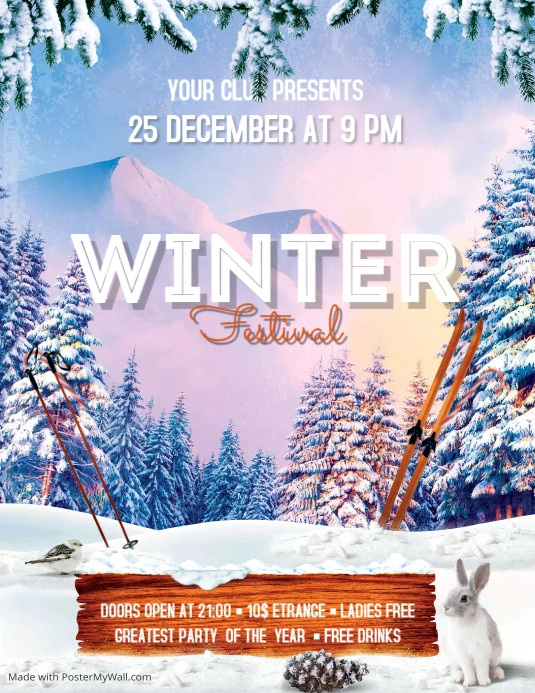 Winter Flyer Template | PosterMyWall
