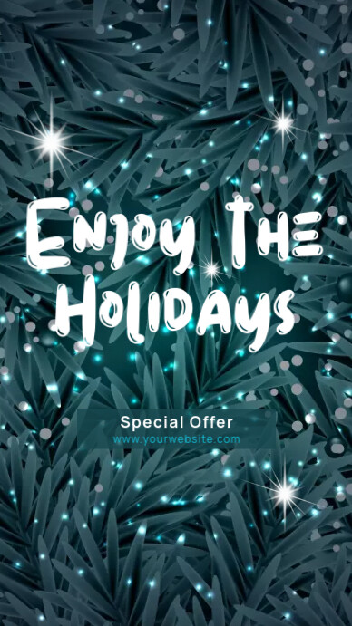 Winter Holidays Greeting Instagram Story Template | PosterMyWall