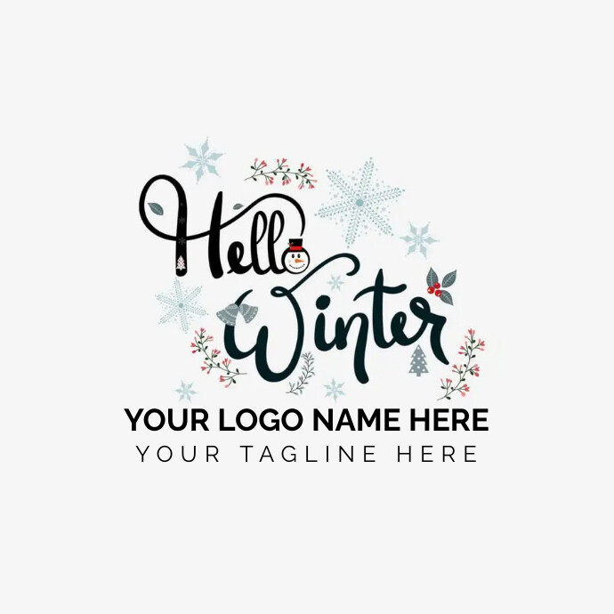 winter logo Templat | PosterMyWall