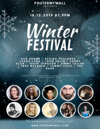 Printable Winter Flyer Template | PosterMyWall