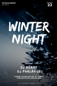 Winter event Flyer Template | PosterMyWall