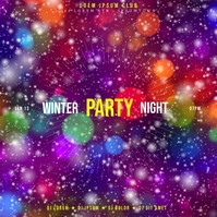 WINTER PARTY BANNER Template | PosterMyWall