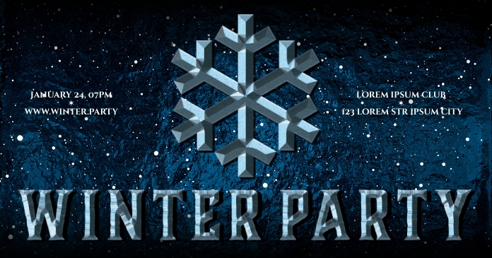 Copy of WINTER PARTY BANNER | PosterMyWall