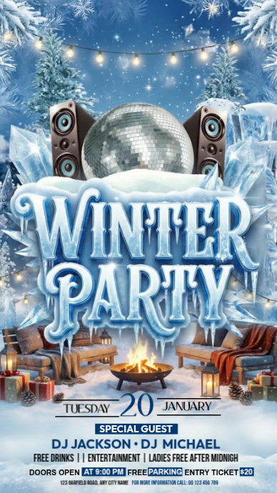 Copy of Winter Party | PosterMyWall