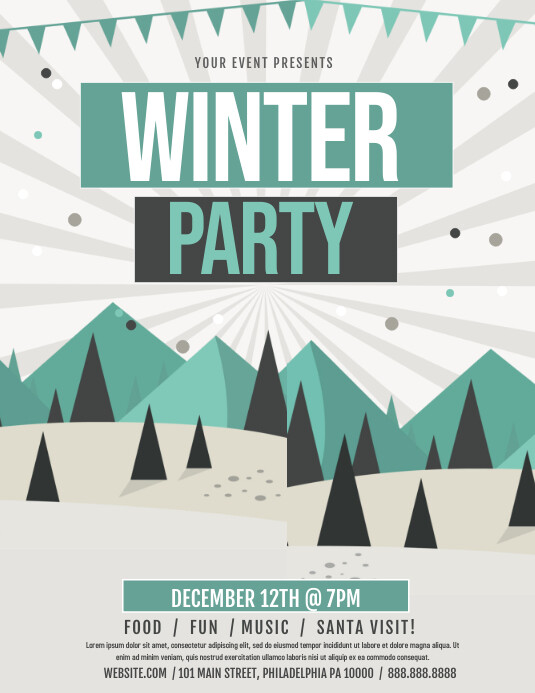winter party Template | PosterMyWall