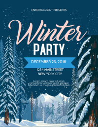 Winter party Template | PosterMyWall