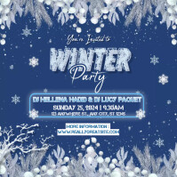 Winter Party Instagram Post Template | PosterMyWall