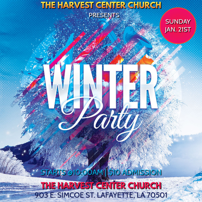 Copy of WINTER PARTY | PosterMyWall