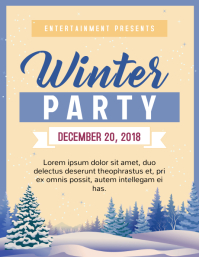 Winter Party Flyer Template | PosterMyWall