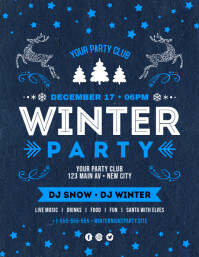 Winter party Template | PosterMyWall