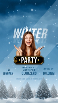Happy winter instgaram story Template | PosterMyWall