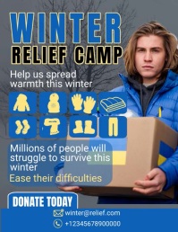 Hiver Modèle Affiche Festival Vert | PosterMyWall