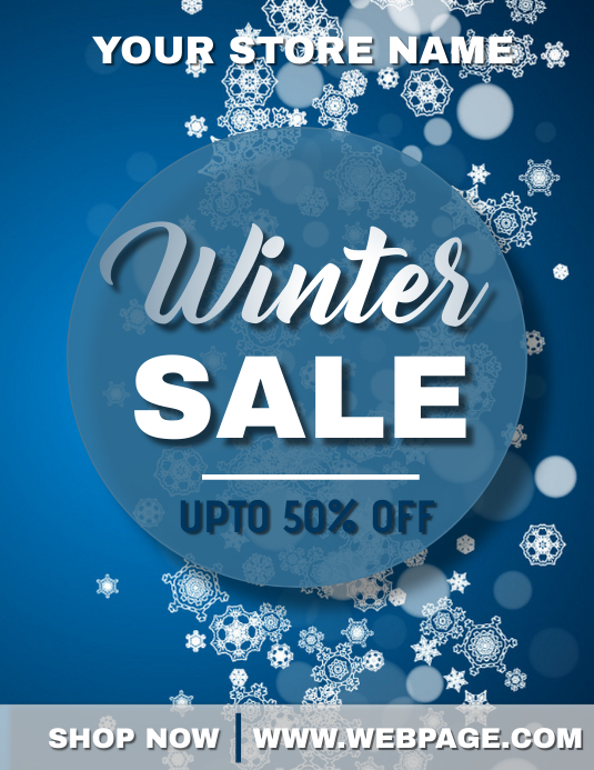 Copy of Winter retail | PosterMyWall