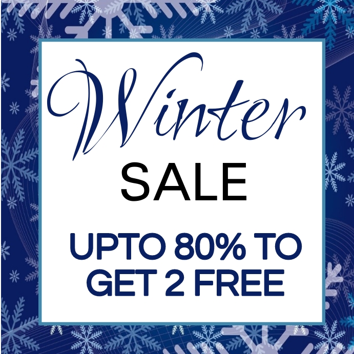 WINTER SALE 80% OFF TEMPLATE | PosterMyWall