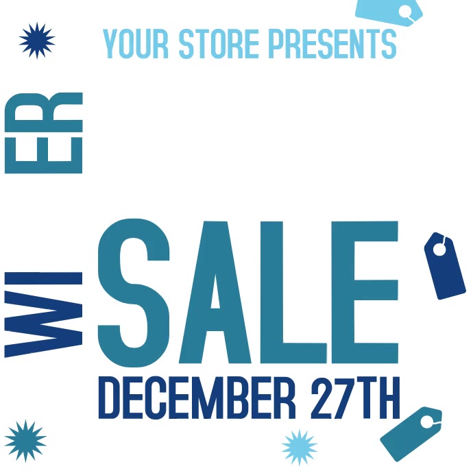 Copy of WINTER SALE AD TEMPLATE | PosterMyWall