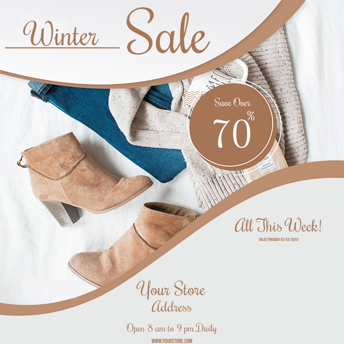 Plantilla de WINTER SALE | PosterMyWall