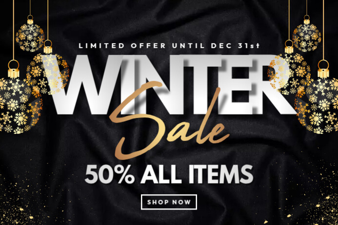 Winter Sale Template | PosterMyWall