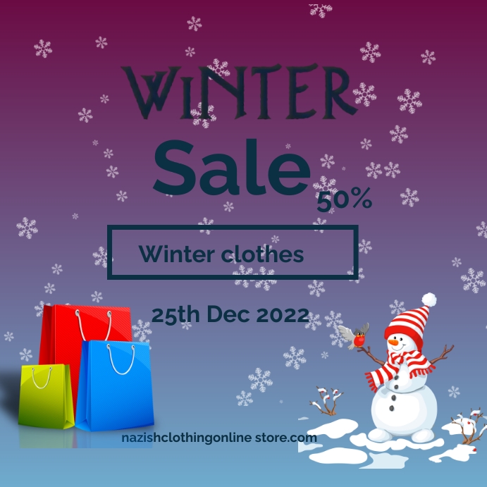 Winter sale Template | PosterMyWall