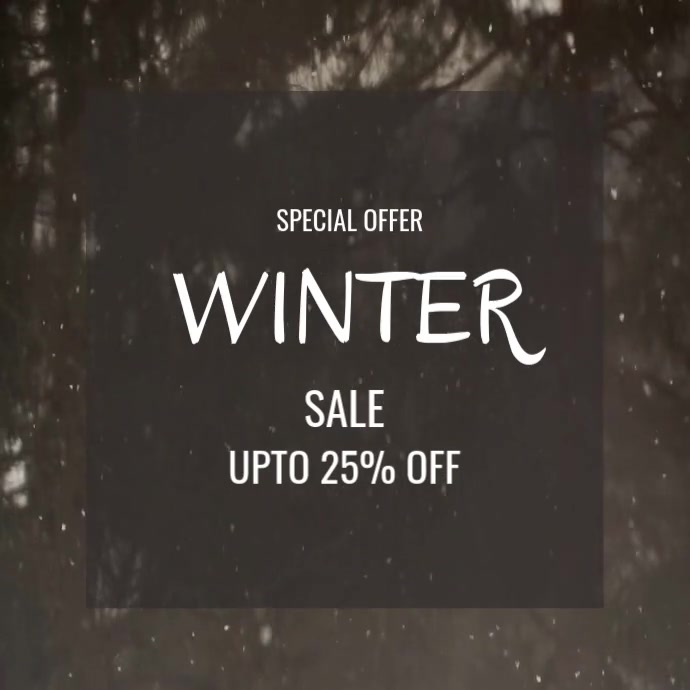 Winter sale Template | PosterMyWall