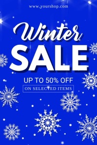 Winter Sales Event Template | PosterMyWall