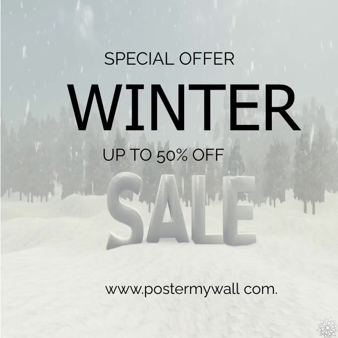 winter sale Template | PosterMyWall