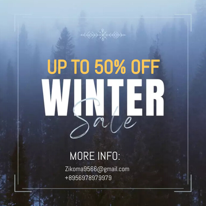 winter sale Template | PosterMyWall