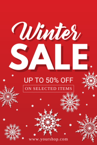 Winter Sale Template | PosterMyWall