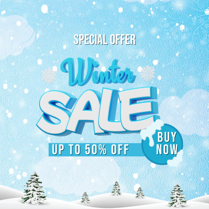Plantilla de winter sale | PosterMyWall