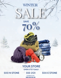 WINTER SALE Template | PosterMyWall