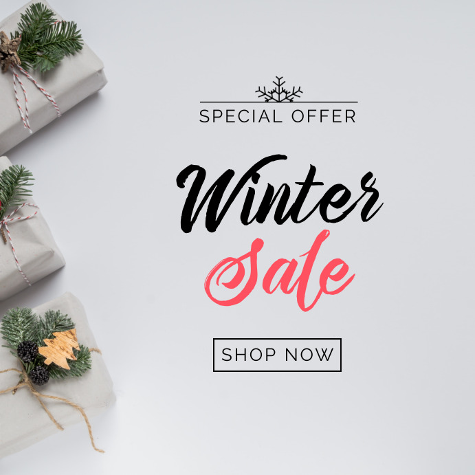 Winter Sale Template | PosterMyWall