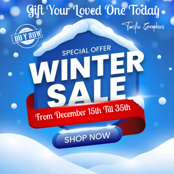 winter sale Template | PosterMyWall