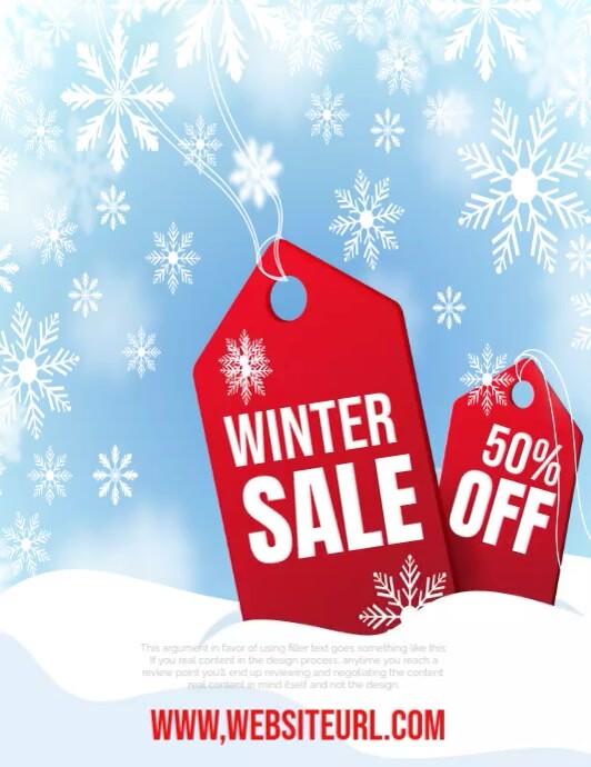 Winter Sale Template | PosterMyWall