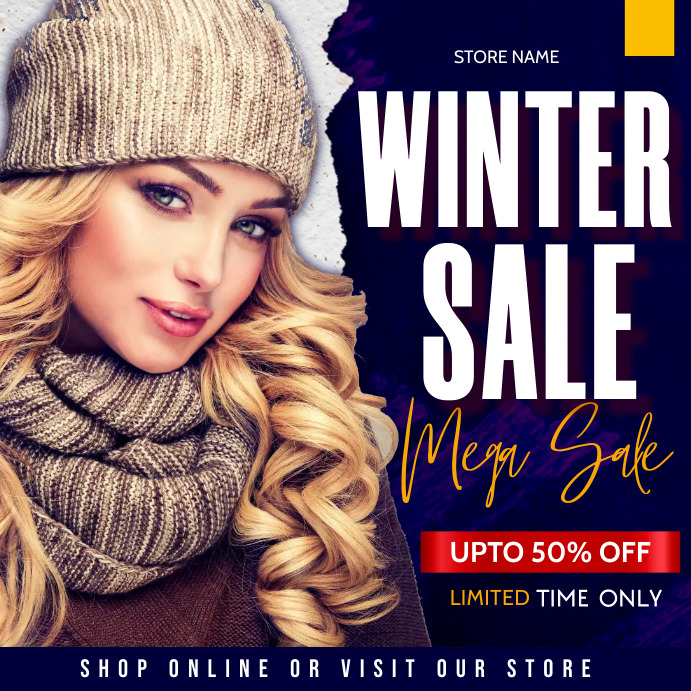 winter sale Template | PosterMyWall
