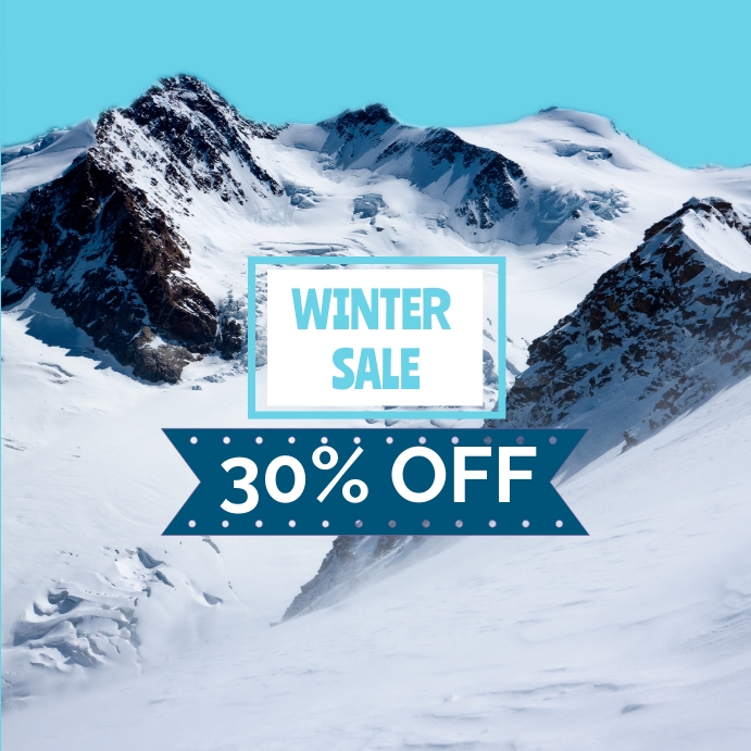 winter sale Template | PosterMyWall
